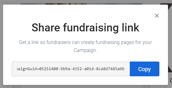 Creating Fundraising Pages for Campaigns – JustGiving Charity